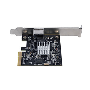 StarTech.com 1 Port PCI Express 10GBase-T/NBASE-T Ethernet Network Card - 5-Speed Network Support: 10G/5G/2.5G/1G/100Mbps - PCIe 2.0 x4 (ST10GSPEXNB)
