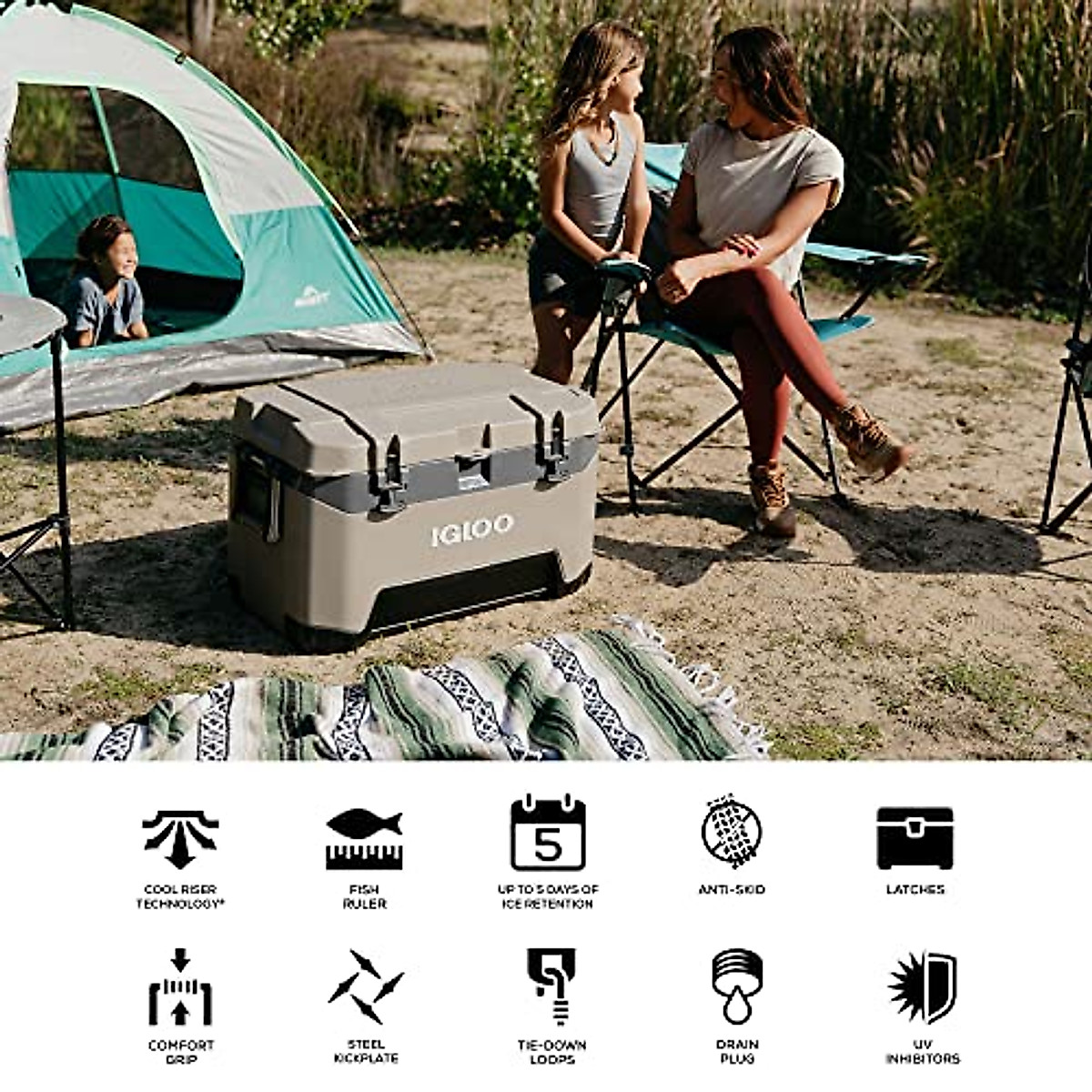 Igloo BMX, White, 72 qt