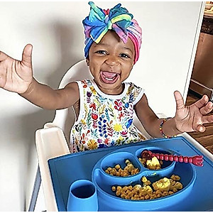 BapronBaby Rainbow Watercolor Floral Bapron - Soft Waterproof Stain Resistant Bib - Machine Washable - 6m - 5yr - (Sz Baby/Toddler 6m-3T)