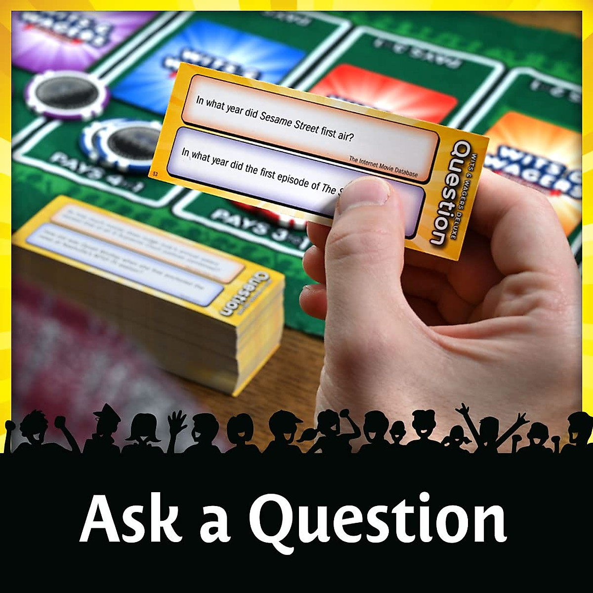 North Star Games Wits & Wagers Deluxe Board Game Award Winning Trivia Game - 4+ Players - Ultimate Party Game for Family, Teens and Adults.