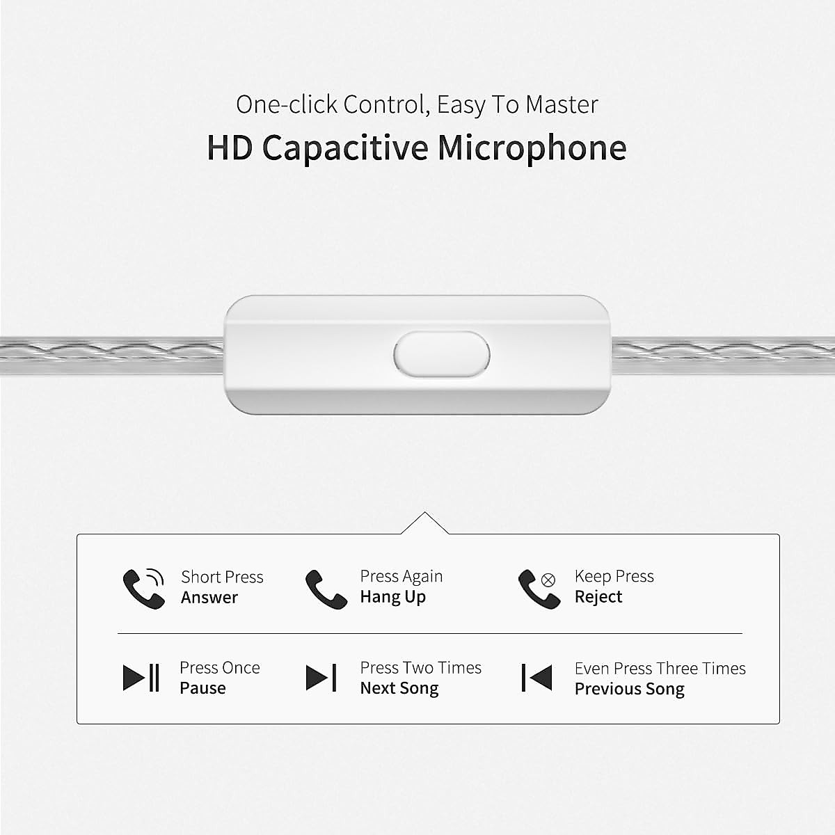 KZ ZS10 Pro in Ear Monitor Earphone, 4BA 1DD Metal Earbuds, HiFi Bass Headphones IEM with Detachable 2 Pin C-Cable(Black Mic)