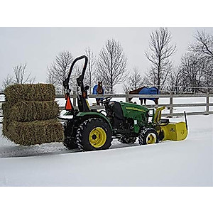 Heavy Hitch 47" Snow Blower Cutting Edge | Wear Bar Fits John Deere Sub-Compact Tractor Snow Blowers | Made in USA
