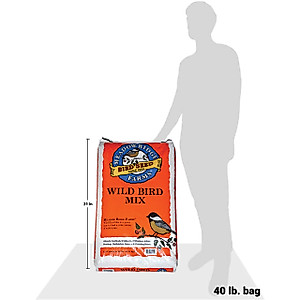 Meadow Ridge Farms Wild Bird Seed Mix, 40-Pound Bag