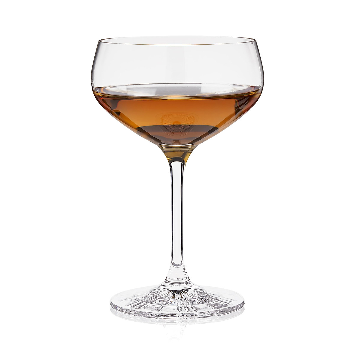 Spiegelau Prefect Coupette Cocktail Glasses, Coupe Martini Glasses, Stemmed Drinkware, European Crystal, Drinkware Glass Set of 4, 8.3 oz.