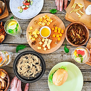 Chicken Shredder Shred Machine Meat Shredder Meat Shredding Tool with Handles and Non-Skid Base Mat Suitable for Pulled Pork Red Beef Chicken Alternative to Bear Claws 1pc 8inch Black