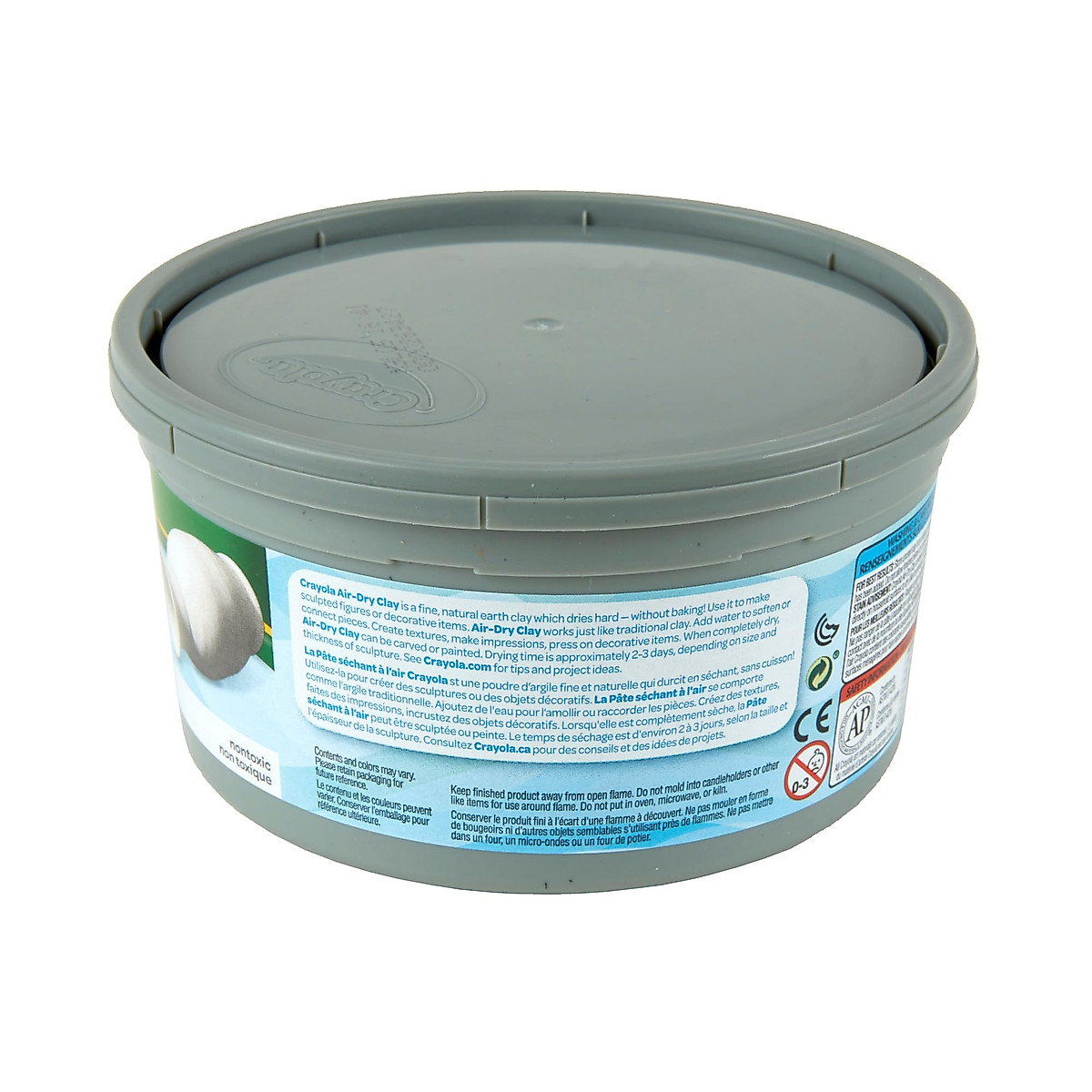 Crayola Air Dry Clay 2.5 Lb Bucket, White