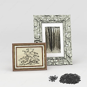 160 Pieces Frame Picture Turn Button Frame Hardware Backing Clips and 160 Pieces Screws for Hanging Drawing Picture Art Photo (Black)