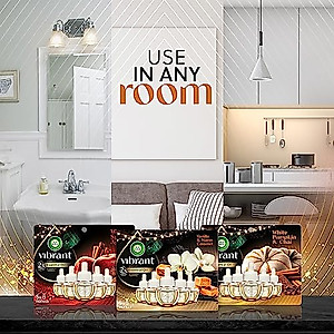 Air Wick Scented Oil - Vibrant Refill Vanilla & Warm Caramel, 5 Refills