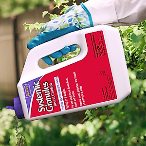Bonide Insect Control Systemic Granules, 4 lbs. Ready-to-Use Water Resistant Long Lasting Protection Outdoor Use