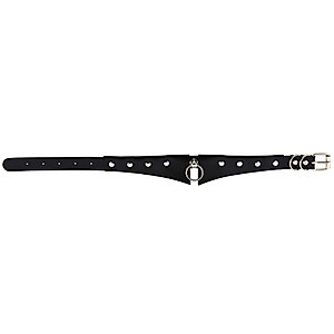 Black Choker Collar Necklace,Punk Rock Gothic Tassel Choker Necklace For Women Girls Gifts (Heart Choker) (Black Collar)