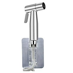 Handheld Bidet Toilet Sprayer Set, 304 Stainless Steel Handheld Bidet Sprayer Kit, Hygienic Toilet Bidet, Fresh Cold Water Pressure Adjustable Bidet Attachment for Bathroom Toilets