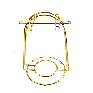 YY YEARCHY Coffee Mug Holder, Espresso Cups Holder Cup Drying Rack Cups Drainer Stand Metal Mug Tree Cups Organizer with 4 Hook Hangers for Kitchen Counter and Tea Party(Gold)