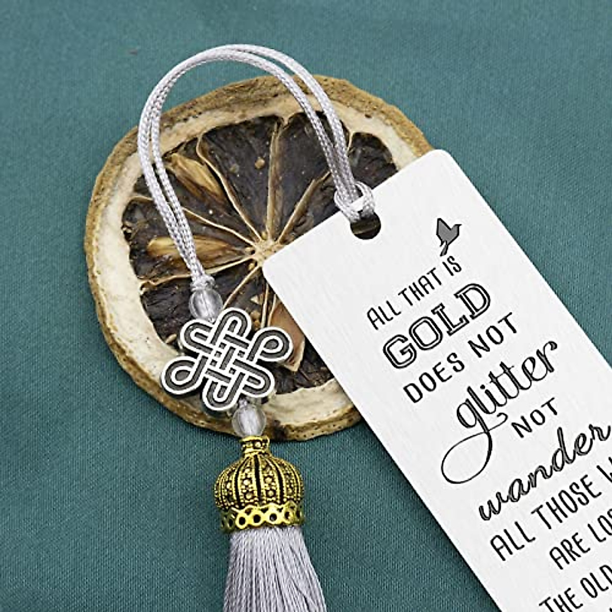 J.R.R. Tolkien Not All Who Wander are Lost Quote, Engraved Bookmark