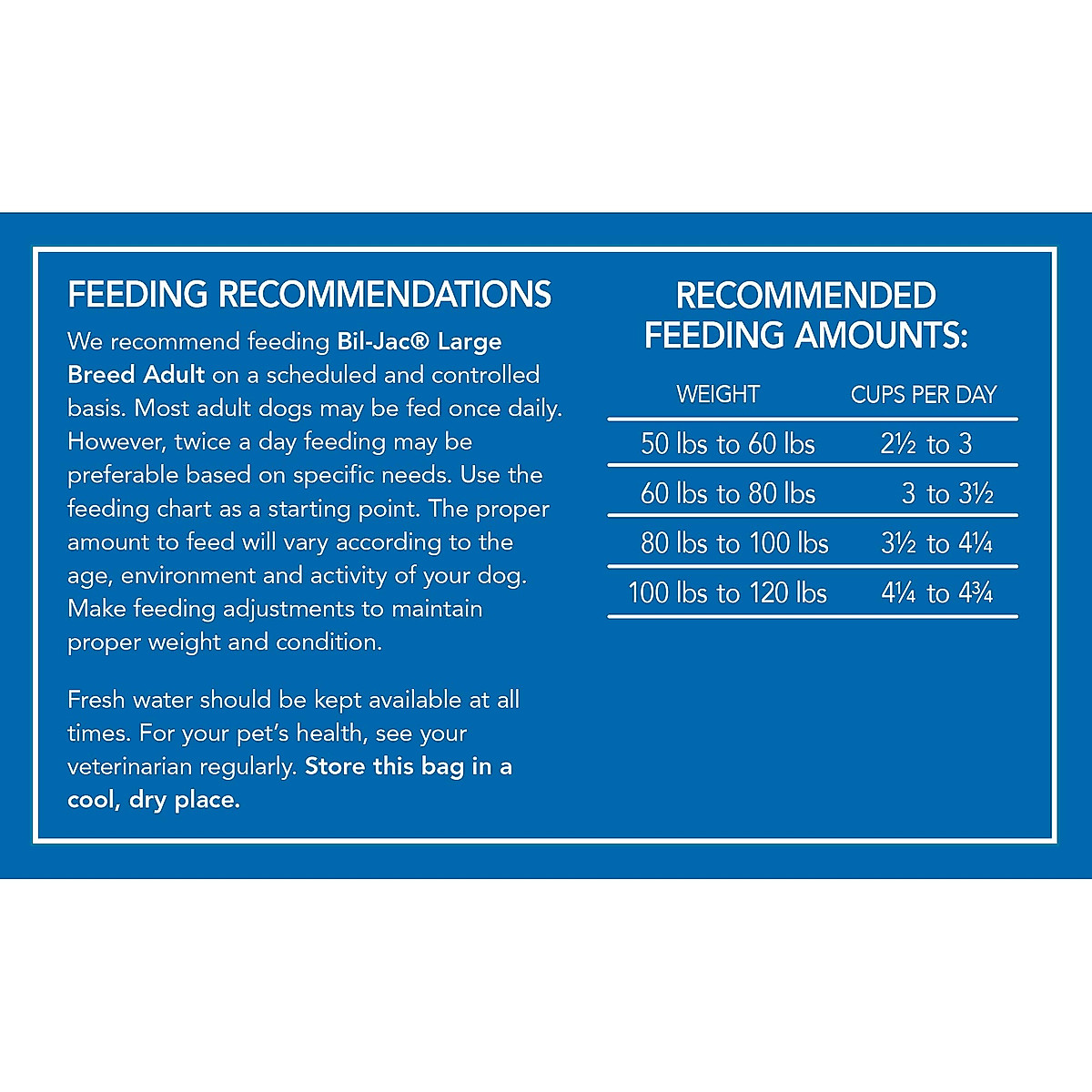 Bil-Jac Large Breed Adult Dry Dog Food, 30-Pound Bag