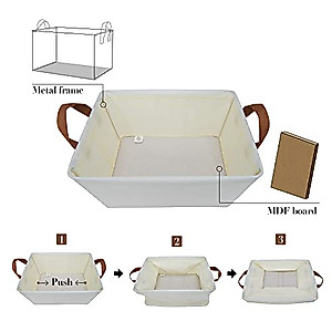 GRANNY SAYS Bundle of 1-Pack Hanging Shelf Organizer & 2-Pack Linen Closet Organize Bins