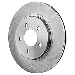 Qpmalsns Brake Rotor Brake Pad Kit Fits Rear Solid 2-Wheel Set RWD (Cast Iron)