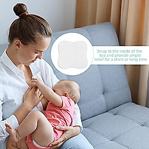 Frienda 20 Pieces Soothing Gel Pads Adjusting Hydrogel Reusable Pads Breastfeeding Essentials Nursing Pads Breast Pads Cooling Relief for Moms Sore Nipples from Pumping or Nursing