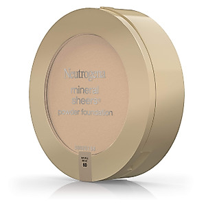 Neutrogena Mineral Sheers Powder Foundation, Natural Beige 60, 0.34 Ounce