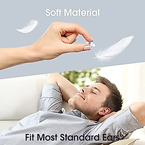 Ear Plugs, High Fidelity Concerts Earplugs-Mudeela 3 Pair Noise Reduction Festival Earplugs, 23db Protection, Musicians Earplugs for Concert, DJ, Motorcycle, Loud Music, Invisible Ear Plugs