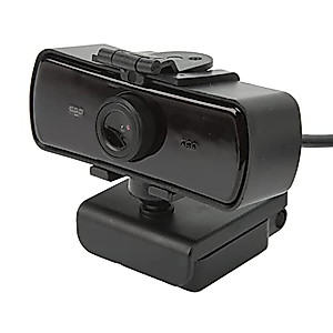1440P Full HD Camera,Drive Free Streaming Webcam,USB PC Computer Webcam with Microphone Lens Protection Cover,for Recording,Calling,Meeting,Gaming