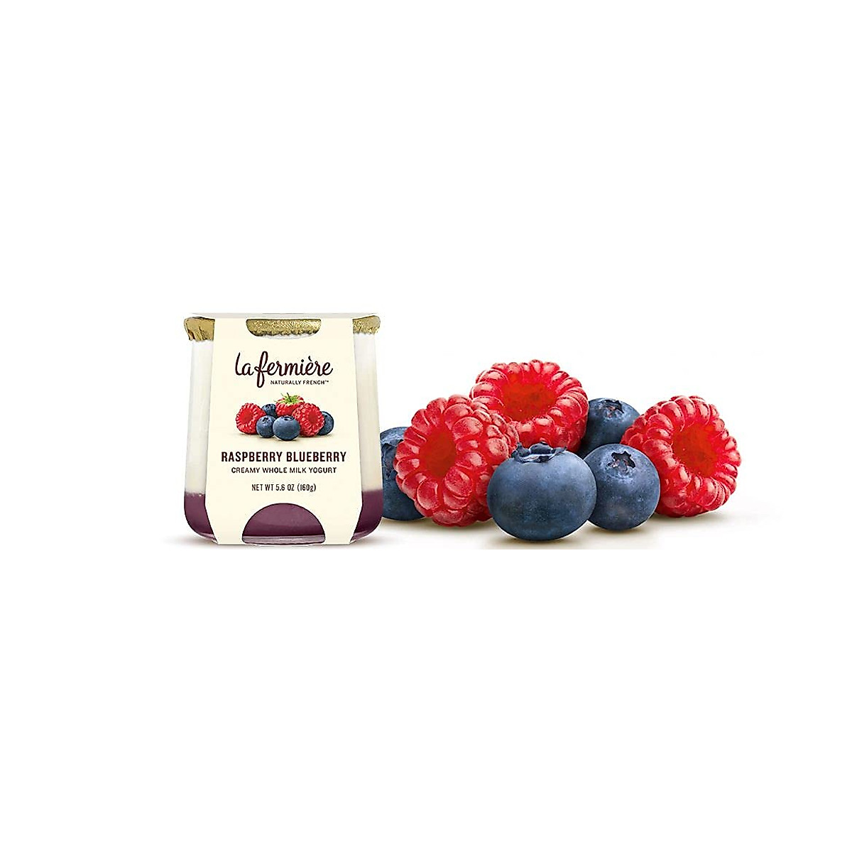Generic La Fermiere Raspberry Blueberry Yogurt (Pack of 6)
