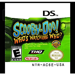 Game Card for Scooby Doo, Who's Watching Who? - Compatible with DS 3DS NDSI NDS NDSL, (Not Support Above Version 11.0), US Reproduction Version