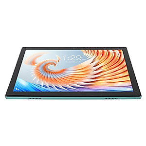 AMONIDA Gaming Tablet, 10.1 Inch FHD Octa Core CPU 8GB RAM 256GB ROM Green HD Tablet Dual Camera for Business (US Plug)