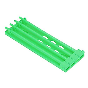 Pilipane Pigeons Foot Rings Frame, 4 Column Wear Resistant Foot Independent Design,Pigeons Bands Rack Frame Rotatable Foot Ring Pigeons Supplies,for s Chicken Duck Eagle Foot(Green), Pigeons Foot Ri
