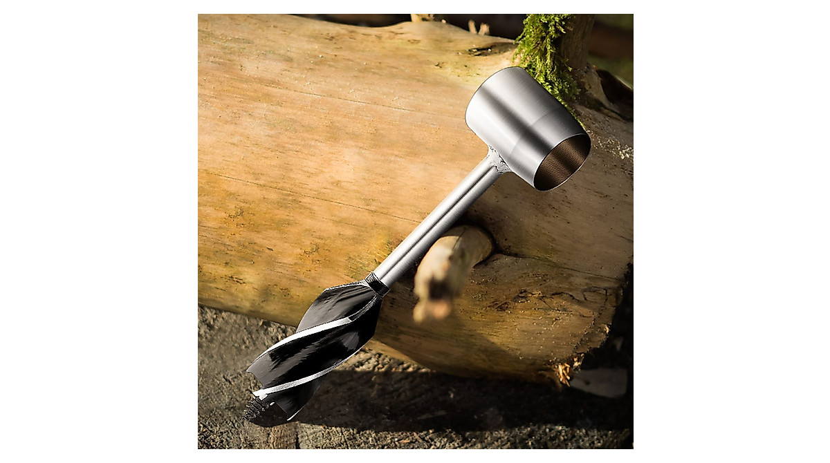 Bushcraft Hand Auger for Survival and Camping | Durable Steel Tool