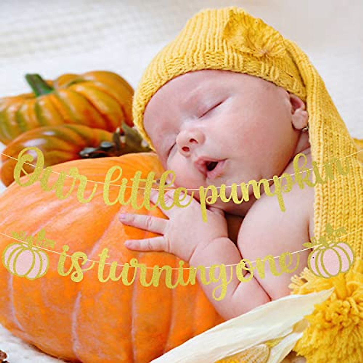 Our Little Pumpkin is Turning one Banner, Little Pumpkin Banner, Little Pumpkin Baby Shower Decorations, Pumpkin First Birthday,Fall Baby Shower Decorations