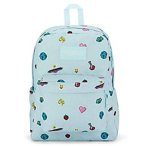 JanSport SuperBreak Backpack - Durable, Lightweight Premium Backpack - Pixel Party