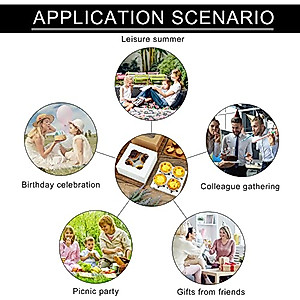 ST.LORIAN 30 Packs Cupcake Boxes for 4 Holders,6x6x3 inch Cupcake Carriers with Twine and Stickers, Multipurpose Cupcakes Gift Boxes for Baked Goods- Practical Cupcake Containers