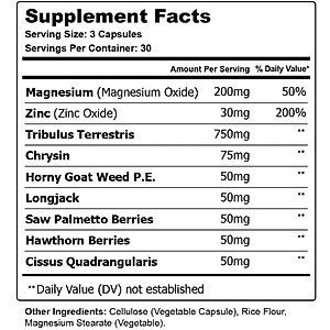 Zonata Savannah Supplement, 90 Capsules, 1 Month Supply