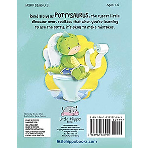 Pottysaurus - Children's Padded Board Book - Potty Training