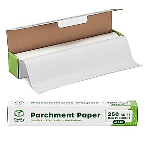 Baking Parchment Paper - Non-Stick Parchment Paper Roll for Baking & Cooking - White (15in. x 200 ft. (Roll))