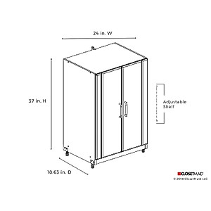 ClosetMaid 2 Door Base Cabinet