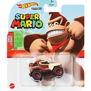 Hot Wheels Super Mario Character Cars - Donkey Kong First Appearance