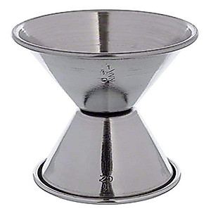 Update International (JI-5) 1 x 1-1/2 oz Stainless Steel Jigger