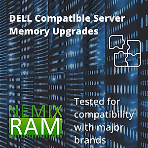 NEMIX RAM 16GB (1X16GB) DDR4 3200MHZ PC4-25600 2Rx8 1.2V CL22 288-PIN ECC RDIMM Compatible with Dell PowerEdge R6525 SNPM04W6C/16G AA783421 Registered Server Memory