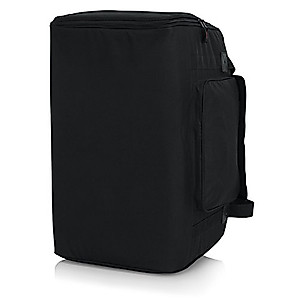 Gator Cases Heavy-Duty Speaker Tote Bag for Compact 12" Speaker Cabinets; Fits QSC K12, Yamaha DXR12 and more (GPA-TOTE12),Black