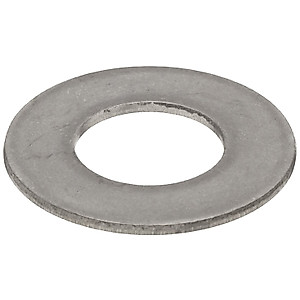 Small Parts M16D125A Steel Flat Washer, Zinc Plated Finish, DIN 125, Metric, M16 Screw Size, 17 mm ID, 30 mm OD, 3 mm Thick (Pack of 50)