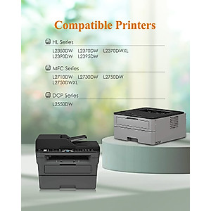 XZMHX TN760 TN730 TN-760 TN-730 Replacement Toner Cartridge Compatible for Brother DCP-L2550DW HL-L2390DW HL-L2370DWXL HL-L2370DW MFC-L2710DW MFC-L2750DWXL MFC-L2750DW MFC-L2710DW(2P with Chip)