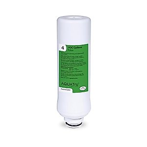AquaTru - Replacement VOC Filter (Stage 4) for Countertop Reverse Osmosis Water Filter Purification System (AquaTru Classic, Connect & Under Sink AquaTru Water Purifier Filter)