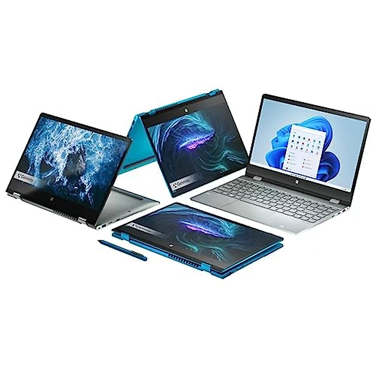 Gateway 2-in-1 Elite Notebook, 14.1" Touchscreen IPS FHD Display, 11th Gen Intel Core i7-1165G7, 8GB RAM, 1TB SSD, Backlit Keyboard, THX Spatial Audio, 2MP Camera, WIFI6, USB-C, Win 11 Pro
