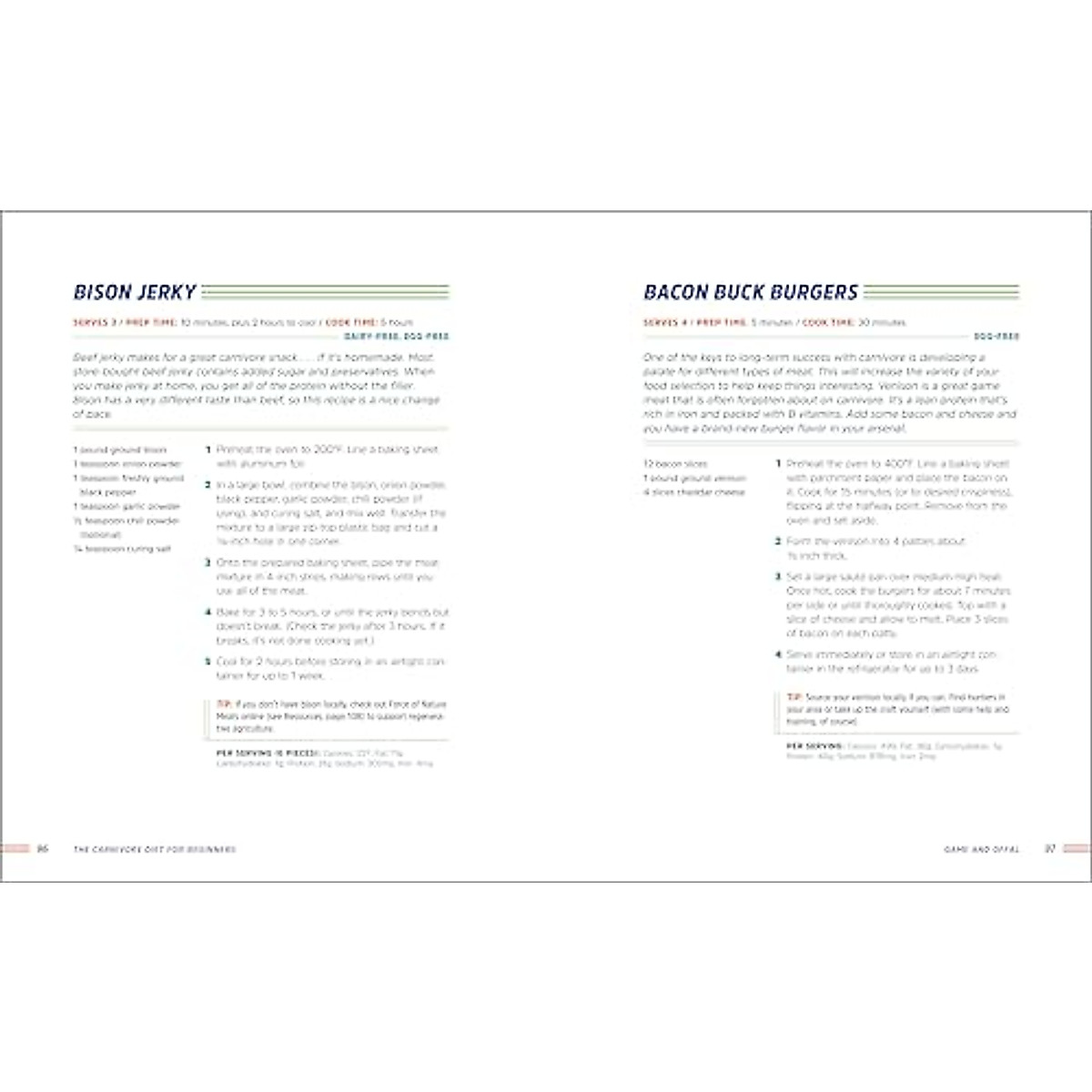 The Carnivore Diet for Beginners: Recipes and Meal Plans for Weight Loss, Health, and Healing