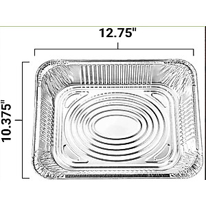 VeZee 28-Pcs Disposable Chafing Dish Buffet Set with Half Size Pans – Complete Catering Solution with Extra Fuel Cans & Lighter – Perfect Food Warmers for Parties & Events
