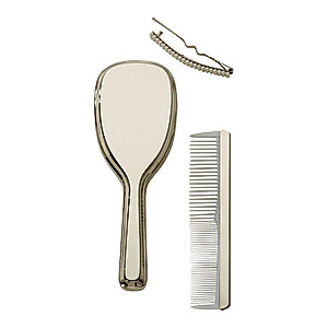 Personalized Brush and Comb Set - Child Size Nickel Plated