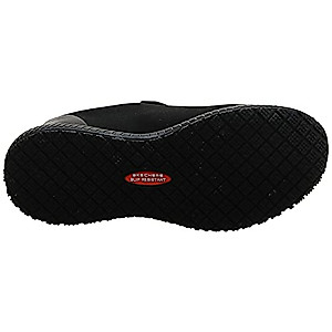 Skechers Women's Squad SR Food Service Shoe, Black, 9