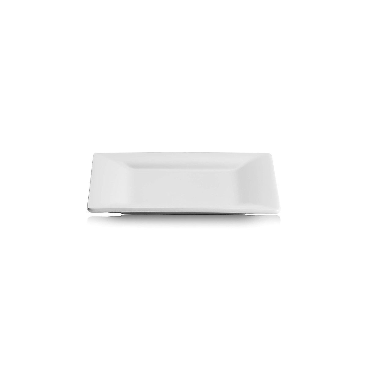 10 Strawberry Street 6" Catering Square Appetizer Plate, Set of 12