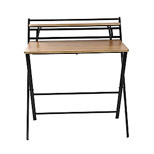 PENATE Folding Study Desk for Small Space Home Office Desk Simple Laptop Writing Table 80x 50x72.5cm-Ship Fron USA